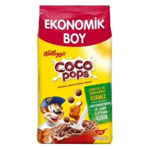 CMarket | Kellogg's Coco Pops Chocolate Corn and Wheat Flakes 1000 Gr